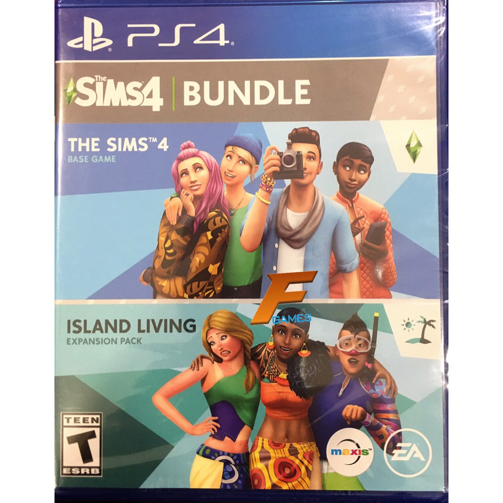 PS4 The Sims 4 Bundle with Island Living Expansion Pack(AllZone ...