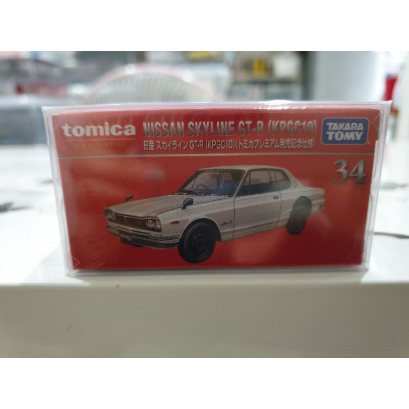 TOMICA PREMIUM [34] NISSAN SKYLINE GT-R (KPGC10) สีพิเศษกล่องมีรอยบุบเล็กน้อย ของใหม่แท้ ...