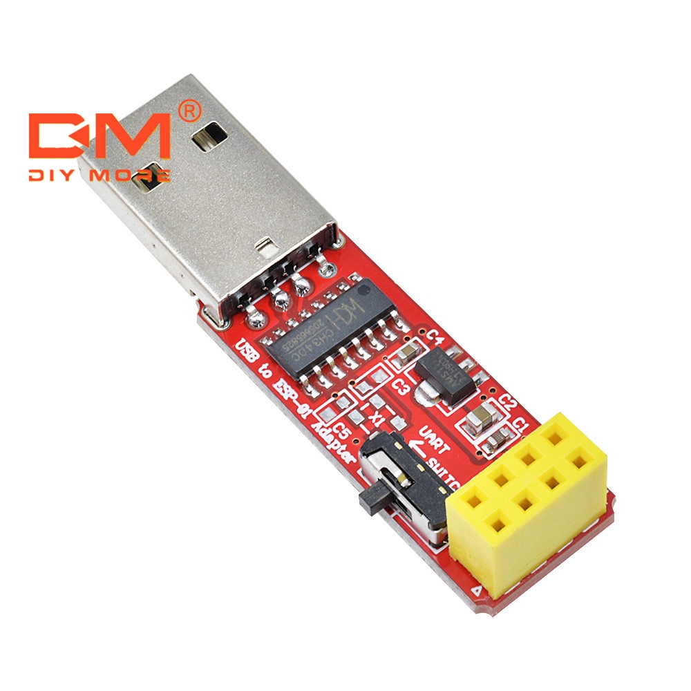 DIYMORE USB to ESP8266 ESP-01 ESP-01S โมดูลอะแดปเตอร์ Wi-Fi พร้อมไดร ...