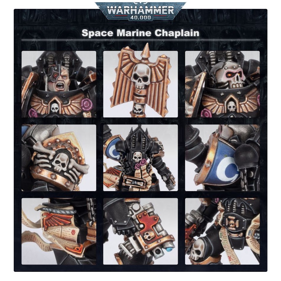 [DIRECT] Warhammer 40K: Space Marines: Chaplain โมเดลจำลอง | Shopee ...