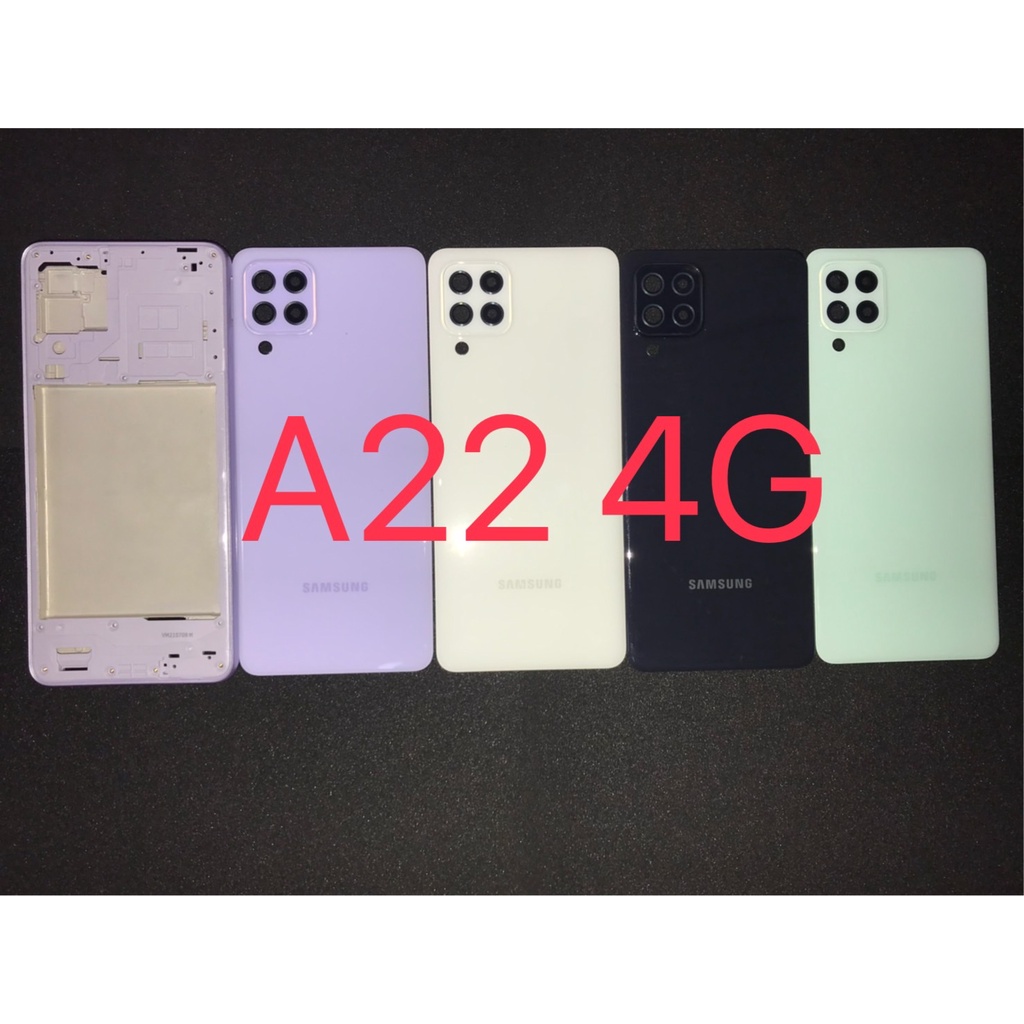 ชุดอะไหล่บอดี้ Body Samsung A22 4G บอดี้แกนกลาง+ฝาหลังA22 4G | Shopee ...