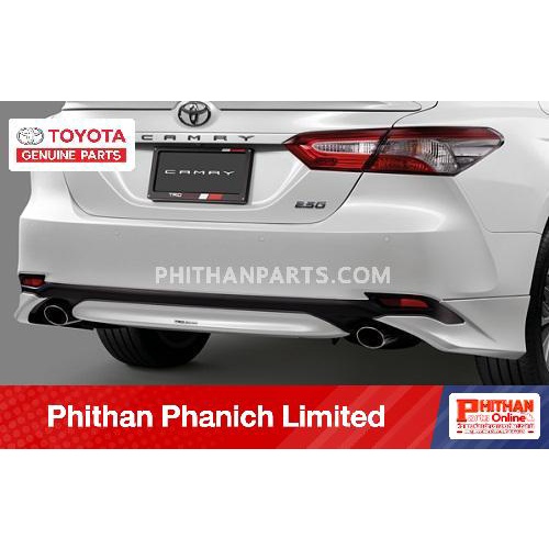 อะไหล่แท้ โตโยต้า สเกิร์ตกันชนหลัง TRD (สีเงิน) TOYOTA SPOILER SUB ASSY ...