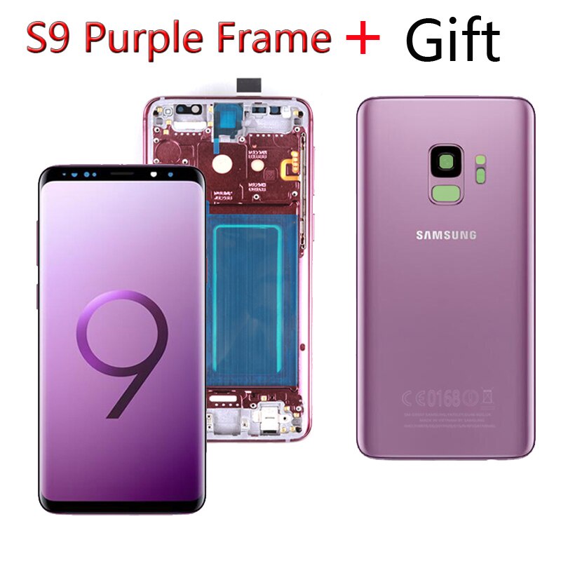 หน้าจอสัมผัส AMOLED ของแท้ พร้อมฝาครอบแบตเตอรี่ สําหรับ SAMSUNG Galaxy ...