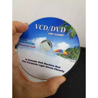 แผ่นล้าง CD/VCD/DVD ( 3 IN 1 ) CD LENS CLEANER แผ่นล้าง+น้ำยา+ผ้าถูแผ่น YH-608 | Shopee Thailand