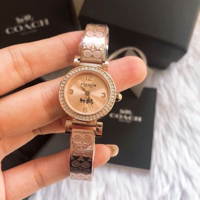 Coach14502203 ขนาด 24 มม. รุ่นนี้สวย เหมือนมีทั้งกำไล ทั้งนาฬิกา สวยครบ ...