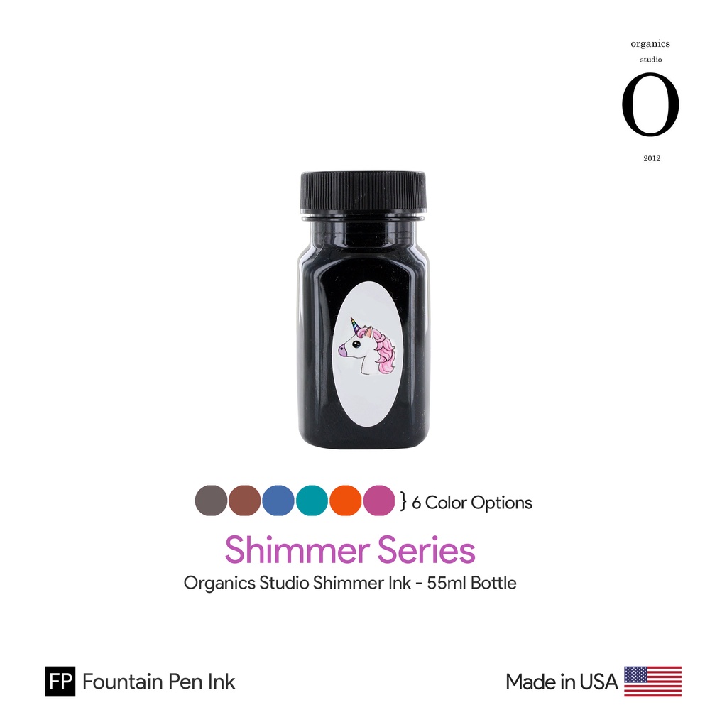 Organics Studio Shimmer Series Ink 55ml Bottle - หมึกเติมปากกาออเกนิค ...