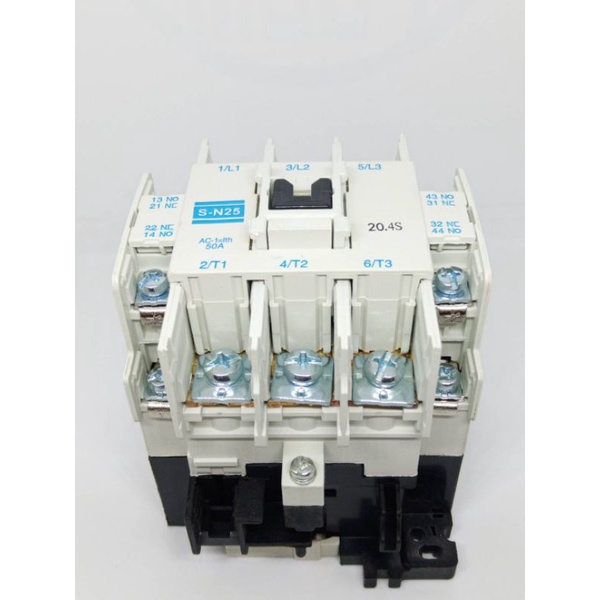 Magnetic Contactor S-N25 SN25 220VAC Mitsubishi 24vac 380vacแมกเนติกคอน ...