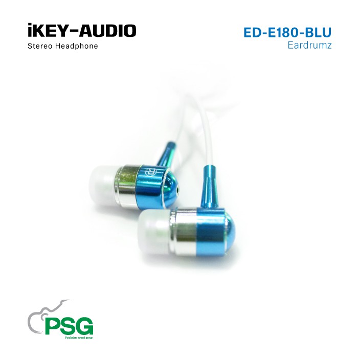 iKey-Audio Eardrumz E-180 Blue หูฟังสำหรับมือกลอง ( ล้างสต๊อก ...