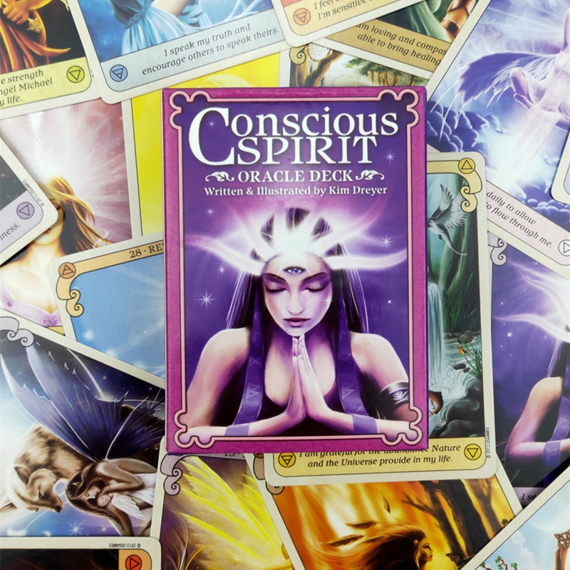 【Ready Stock】New Oracle Cards Divination Conscious spirit Oracle Card ...