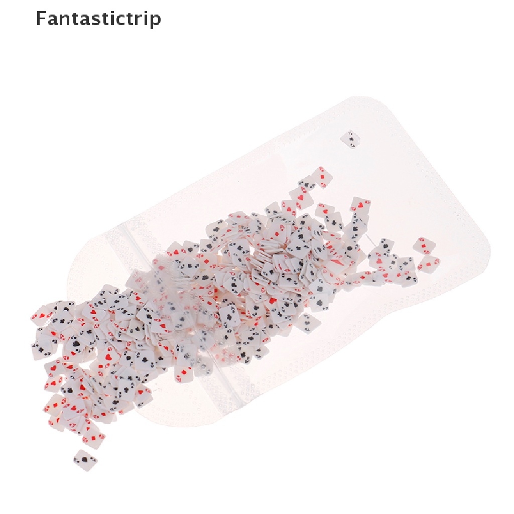 [Fantastictrip] ดินโพลิเมอร์ รูปโป๊กเกอร์ 3D สําหรับตกแต่งเล็บ 10 กรัม ต่อถุง | Shopee Thailand