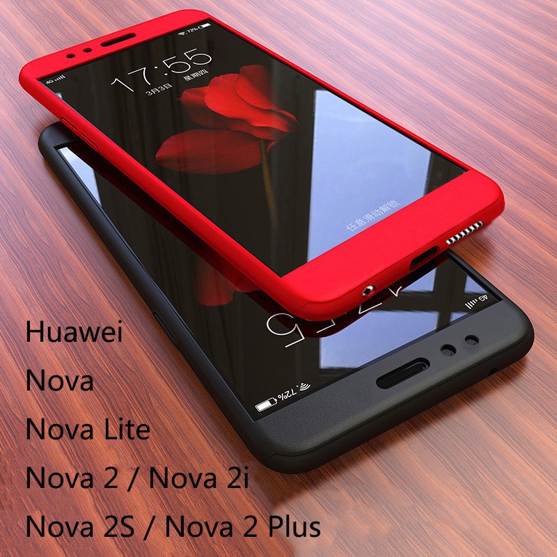 ปลอก Huawei Nova 7i/ 5T/ 4/ 4e/ 3/ 3i/ 3e/ 2i/ Nova Lite/ Nova 2 Lite Case 360 เคสโทรศัพท์คลุม ...