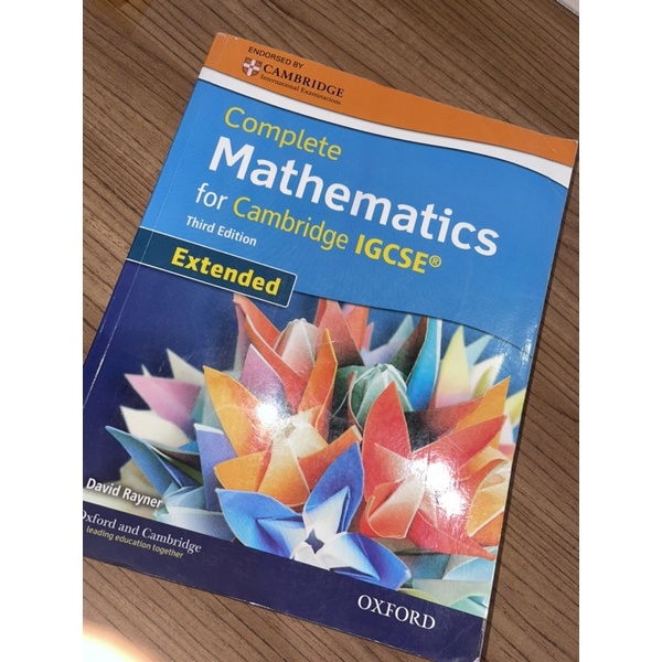 Extended Mathematics Cambridge Igcse Textbook Shopee Thailand