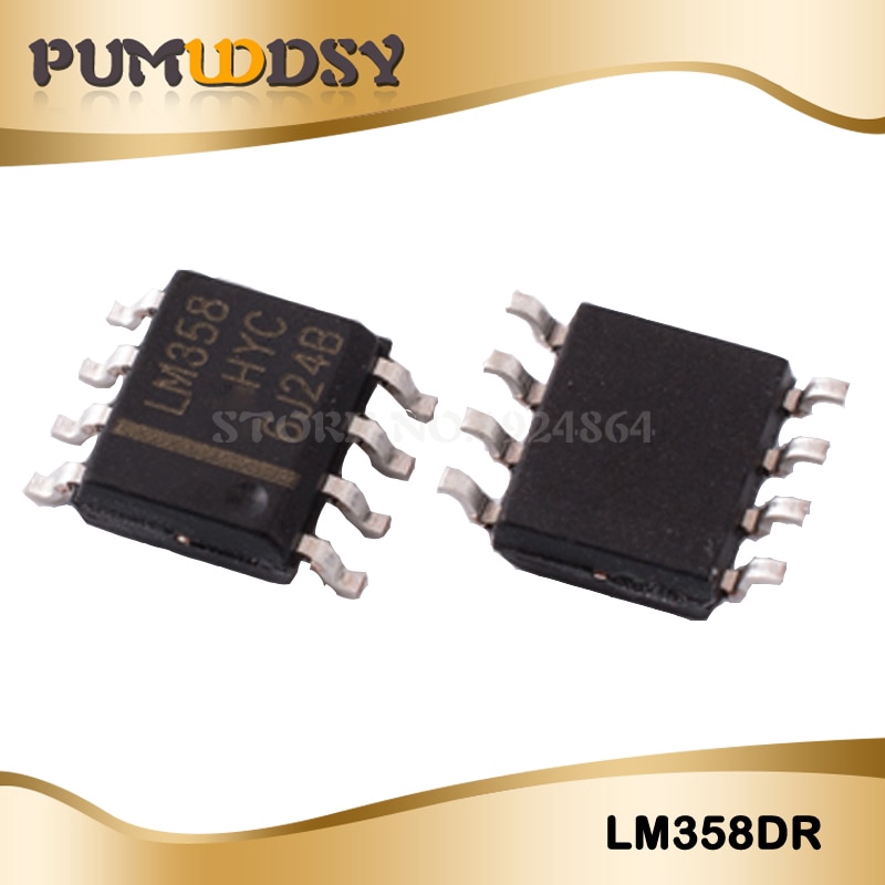 แผงวงจรLm 358 Lm 358 Dr Sop 8 เครื่องขยายเสียง - Op Amps Dual Low 50 ...