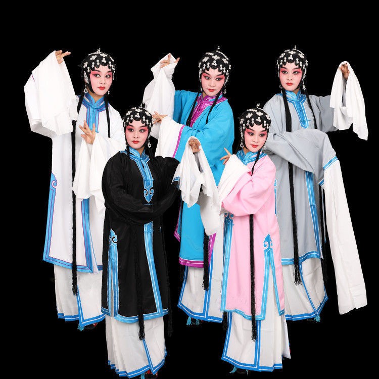 เครื่องแต่งกายโอเปร่าจีนหญิง Tsing Yi Hua Dan Qin Xianglian เครื่องแต่ง ...