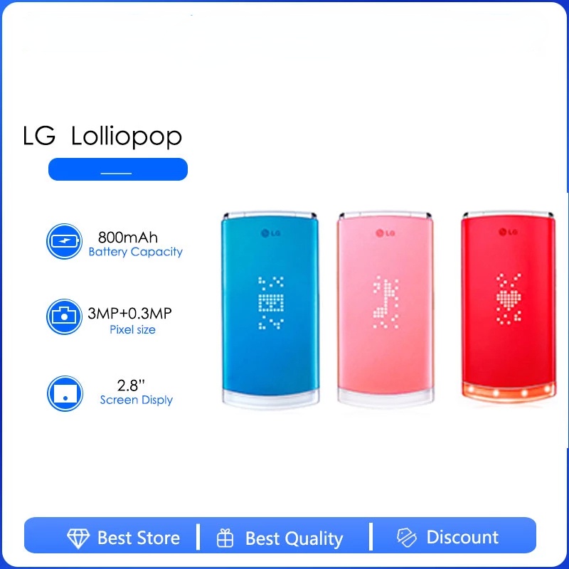 Lg GD580 ปลดล็อคเดิม LG GD580 800mAh 3.15MP ภายนอกจอแสดงผล OLED ซ่อน ...