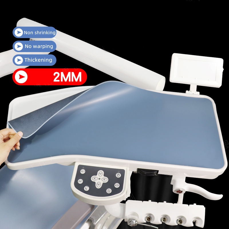 2pcs เก้าอี้ทันตกรรม workbench pad หนาตาราง pad ถาดเครื่องมือกันน้ํากัน ...