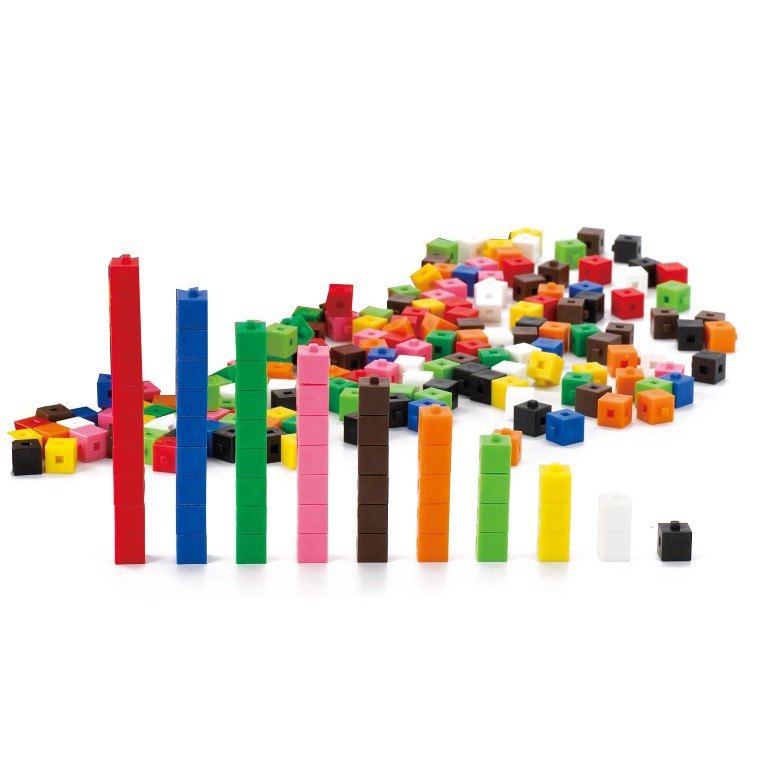 ชุดลูกบาศก์ตัวต่อฝึกทักษะคณิตศาสตร์ ขนาด 1 cm (1 cm. Interlocking Cube) | Shopee Thailand
