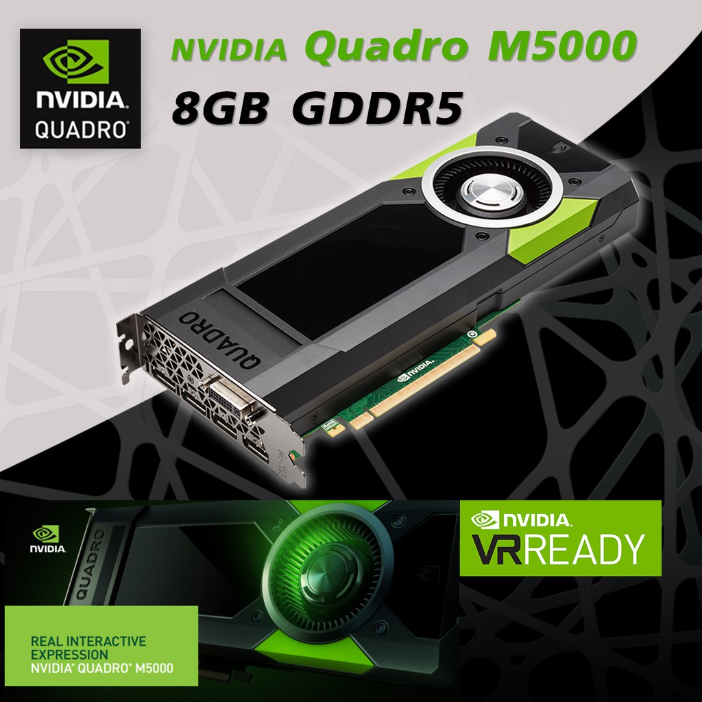 Nvidia Quadro M5000 8GB-256 Bit GDDR5 การ์ดจอสำหรับสายอาชีพ | Shopee Thailand
