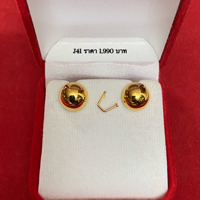 ต่างหูทองคำเเท้ ทอง90% ส่งฟรี มีใบรับประกัน ชำระปลายทางได้ | Shopee ...