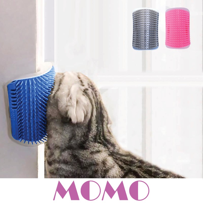 MOMO แปรงขนแมว หวีแปรงแมว (TC04) แบบเข้ามุม Cat Selfgroomer | Shopee Thailand
