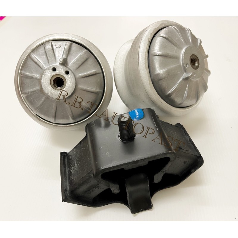 ยางแท่นเครื่อง ซ้าย-ขวา+ยางแท่นเกียร์(ครบชุด) W124/W201/190D/190E/E220 ...