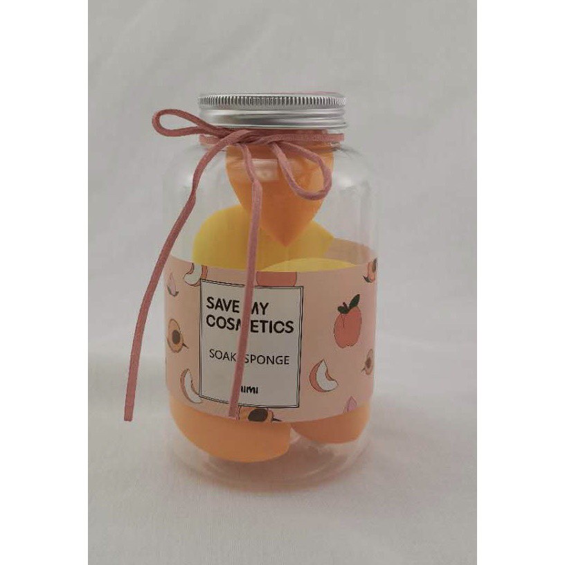 Set SAVE MY COSMETICS SOAK SPONGE MIMI 5ชิ้น เนื้อนิ่ม เกลี่ยง่าย ไม่ ...