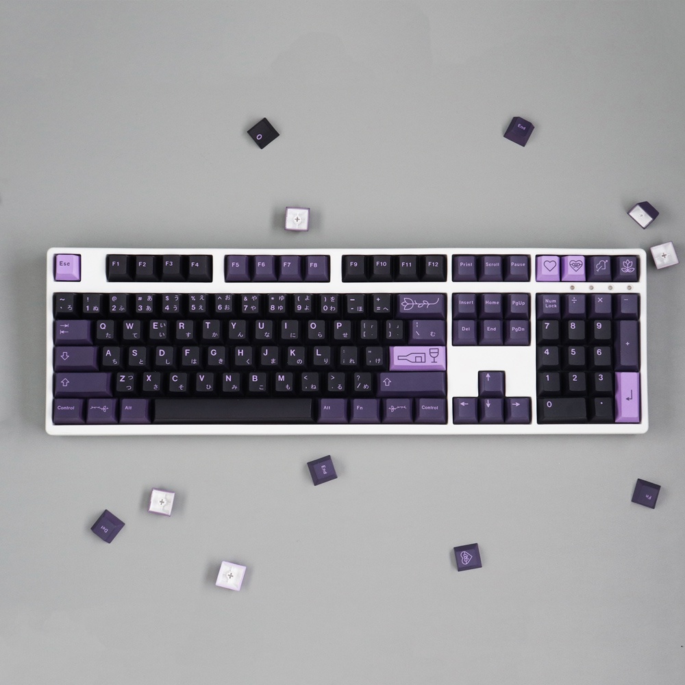 Gmk First Love 129Key PBT Cherry Profile DYE-SUB keycap ญี่ปุ่น Custom ...