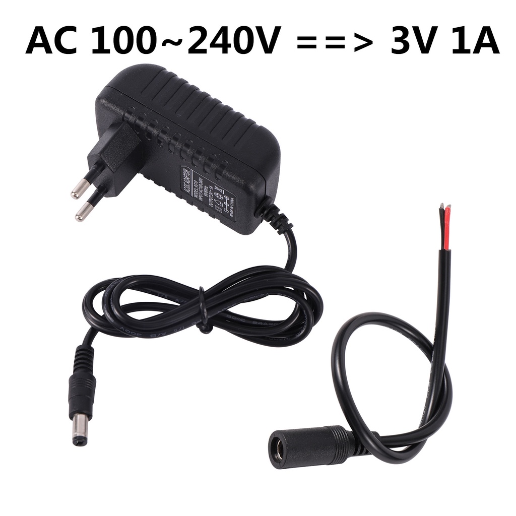 Ac 110-240V ถึง 3V 1A Universal Power Adapter Supply Charger Adaptor EU ...