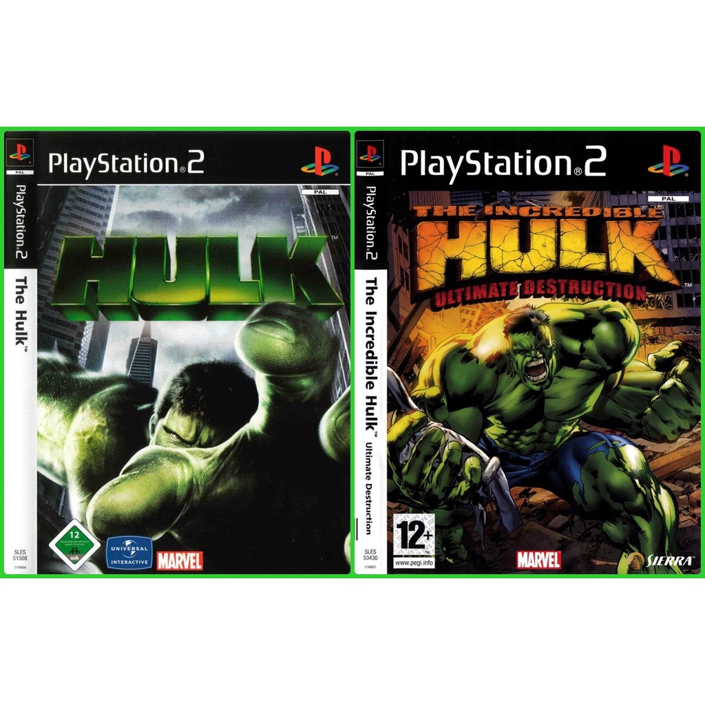 Hulk-The Incredible Hulk: Ultimate Destruction เดอะฮัค แผ่นเกม PS2 ...