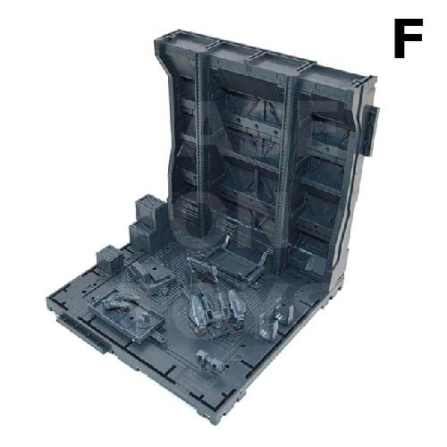 [ฉากโรงซ่อมหุ่น: แบบแยกกล่อง] CG Domain Base Action Base โรงซ่อมกันดั้ม ...