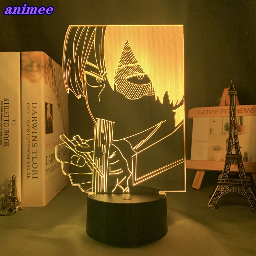 โคมไฟ Led ลายการ์ตูนอนิเมะ My Hero Academia Shoto Todoroki Eat Noodle ...