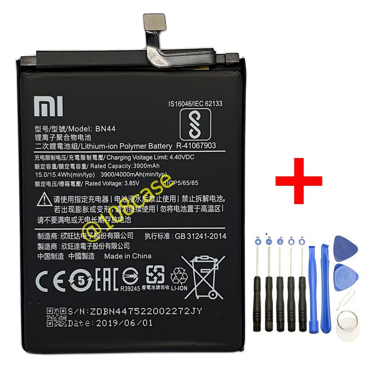 แบตเตอรี่ BN44 สำหรับ Xiaomi Redmi 5 Plus รับประกัน 3 เดือน | Shopee ...