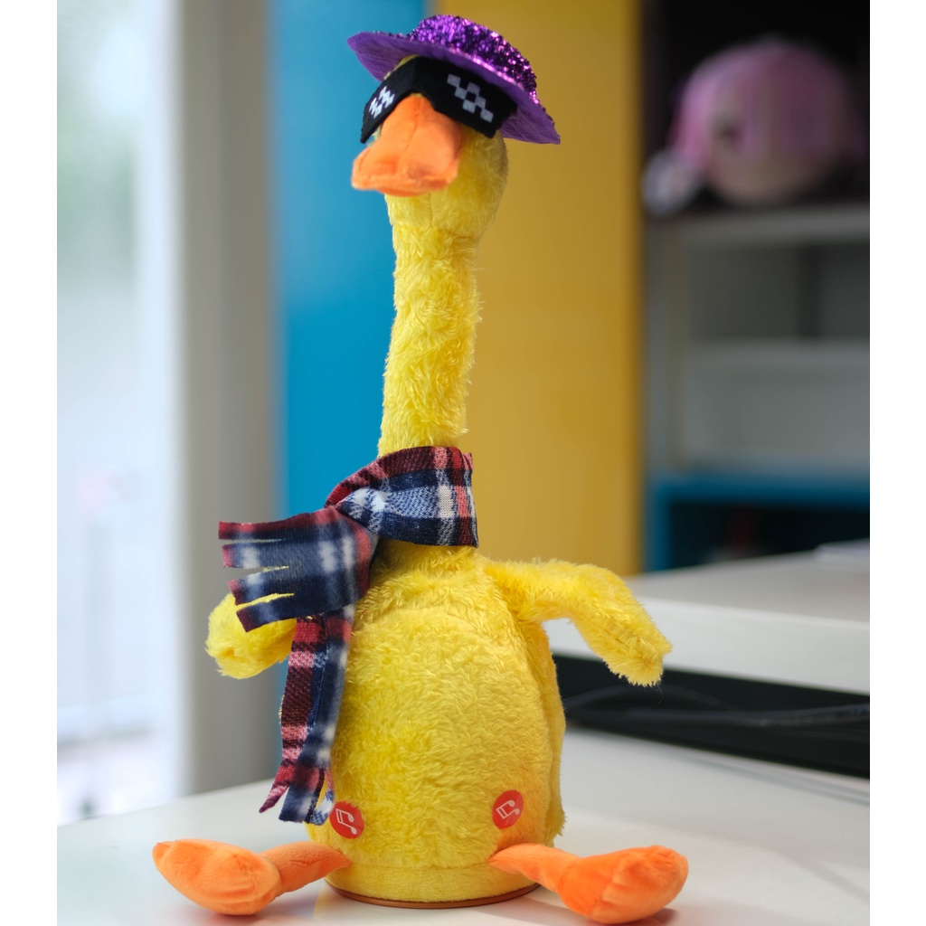 Dancing Ducky เป็ดเต้นได้ เป็ดพูดตามได้ มีเพลง โยกคอ ชาร์จ | Shopee ...
