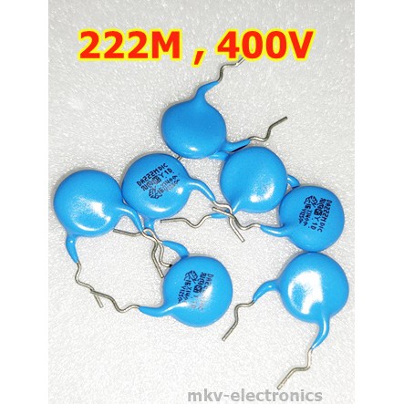 222K , 2.2NF , 222 , 222M , 2200PF , Ceramic Capacitor เซรามิค ...