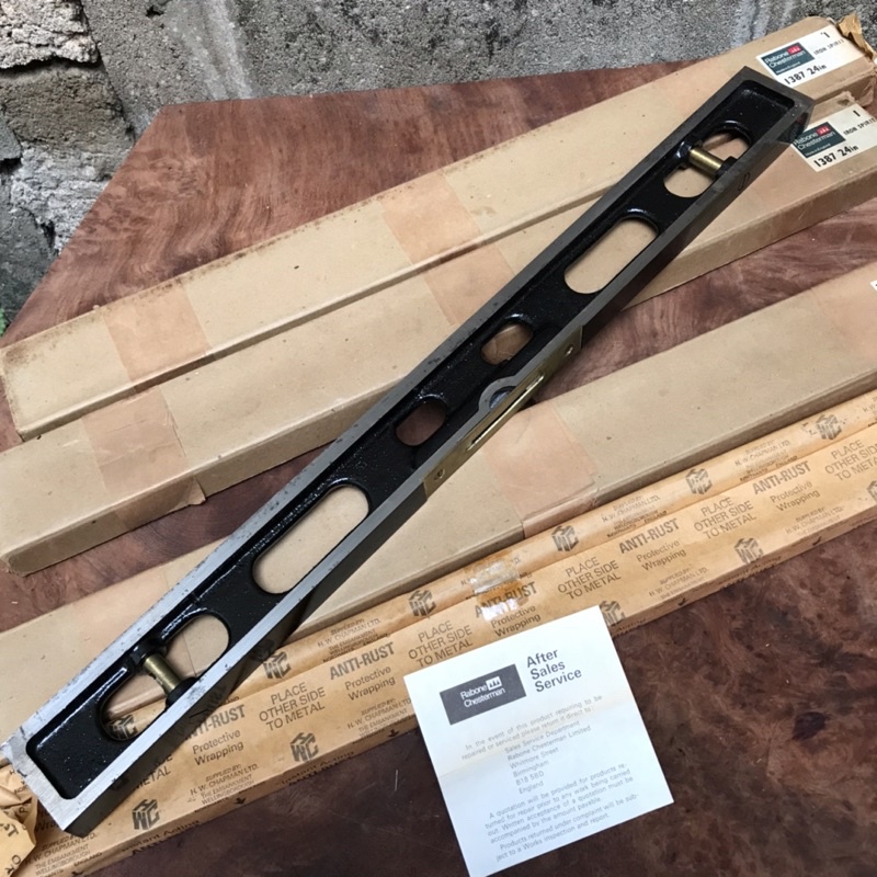 Rabone Chesterman Made in England Iron Spirit level 24in ระดับน้ำ ...
