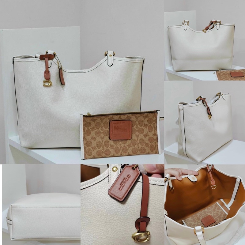 COACH DAY TOTE IN SIGNATURE CANVAS | Shopee Thailand
