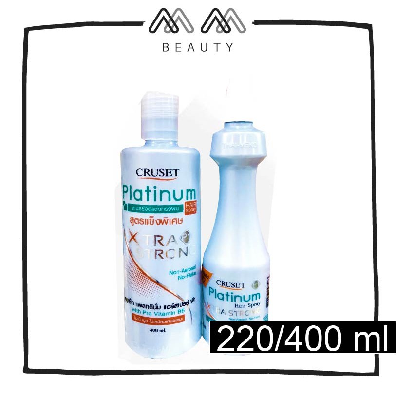 ครูเซ็ท แพลทตินั่ม แฮร์สเปรย์ พี1 สูตรเอ็กซ์ตร้า สตรอง Cruset Platinum Hair Spray X-TRA Strong ...