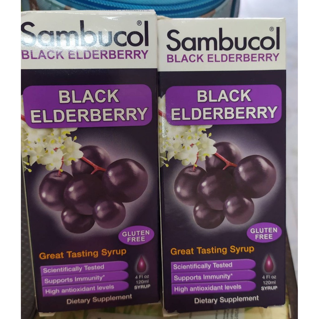Sambucol Black Elderberry Syrup Original Formula 120 ml High ...