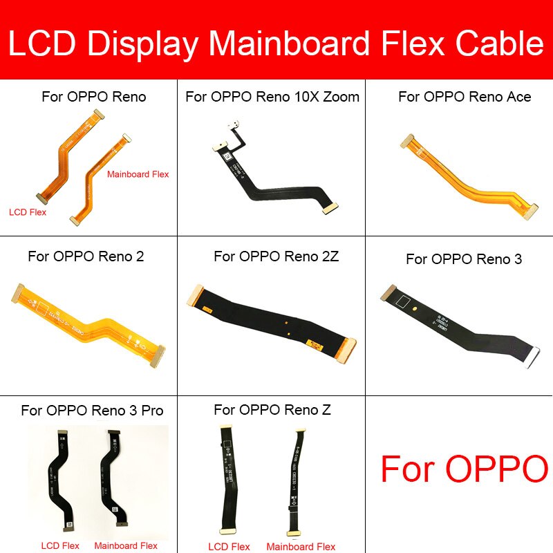 สายแพเชื่อมต่อเมนบอร์ดหน้าจอ LCD แบบเปลี่ยน สําหรับ Oppo Reno Z 2 5 3 ...