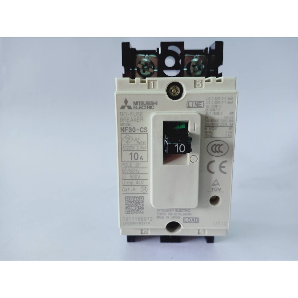 เบรกเกอร์ MITSUBISHI NF30CS 2P 10A BREAKER | Shopee Thailand