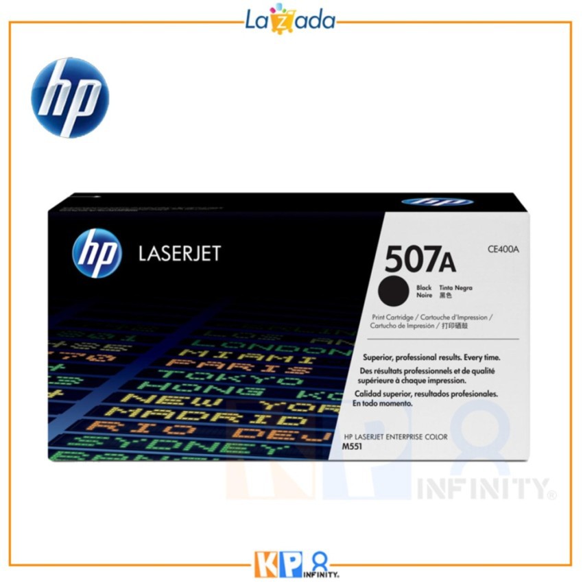 HP LaserJet Toner CE400A (507A) Black - (Genuine guarantee) สินค้าแท้ ...