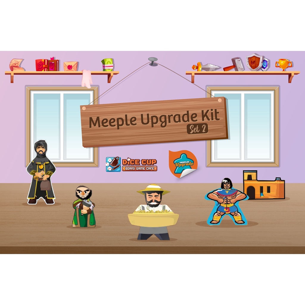 [ของแท้] Sticker Meeple Upgrade Board Game สติ๊กเกอร์ (Obsession ...