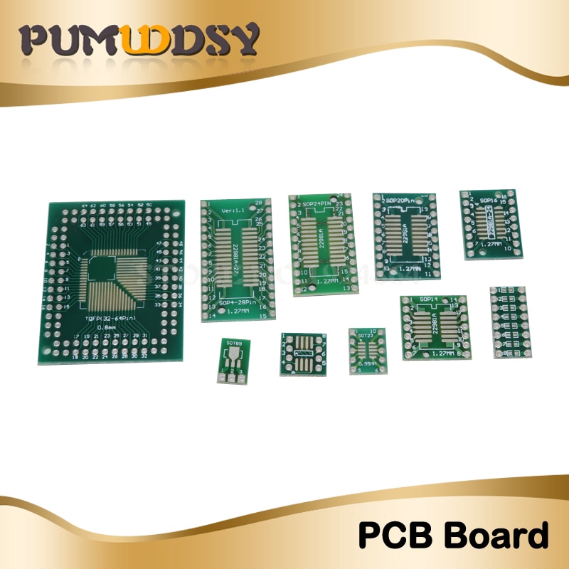 10pcs PCB Board SMD เปิด DIP 08805 0603 0402 SOT23 SOP MSOP SSOP 8 10 ...