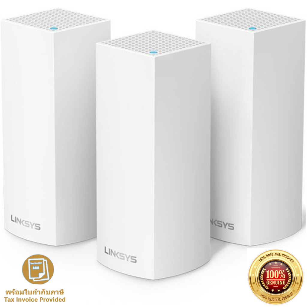 LINKSYS VELOP WHOLE HOME MESH WI-FI TRI-BAND - PACK 3 (WHW0303-AH) | Shopee Thailand