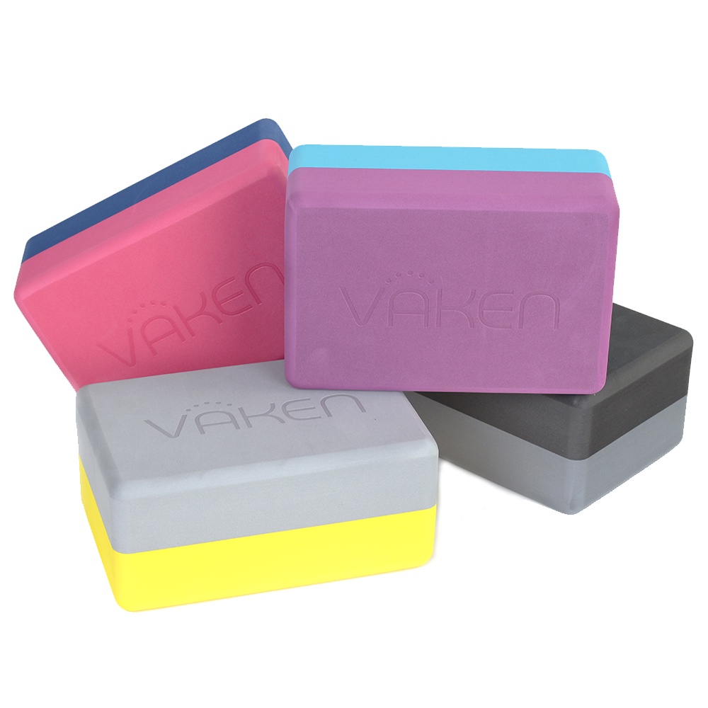 Vaken บล็อกโยคะ Vaken รุ่น Recycled Foam Yoga Block (9" L x 6" W x 4" D ...