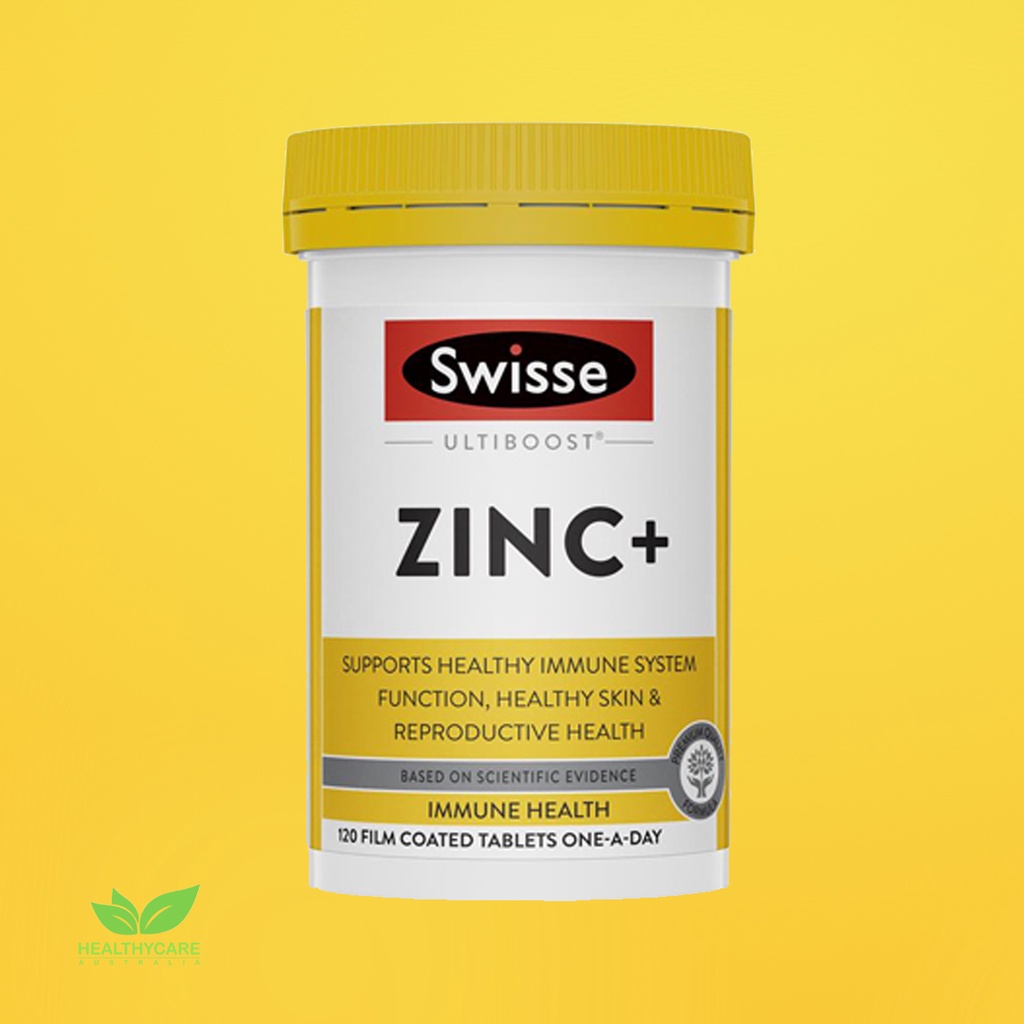 Swisse Chelate Zinc+ สังกะสี เสริมภูมิคุ้มกัน ป้องกันและรักษาสิว 60 และ 120 เม็ด | Shopee Thailand