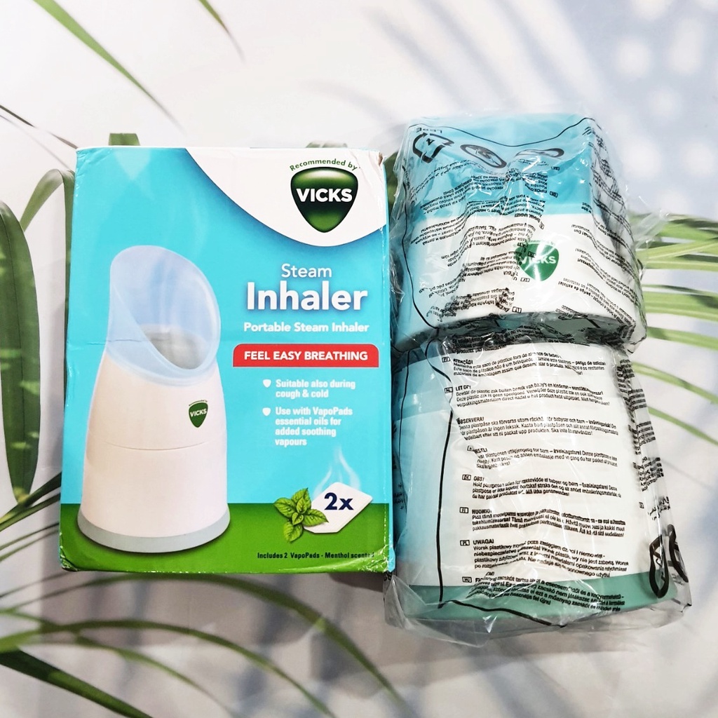 (Vicks®) Steam Inhaler Feel Easy Breathing Includes 2 VapoPads ...
