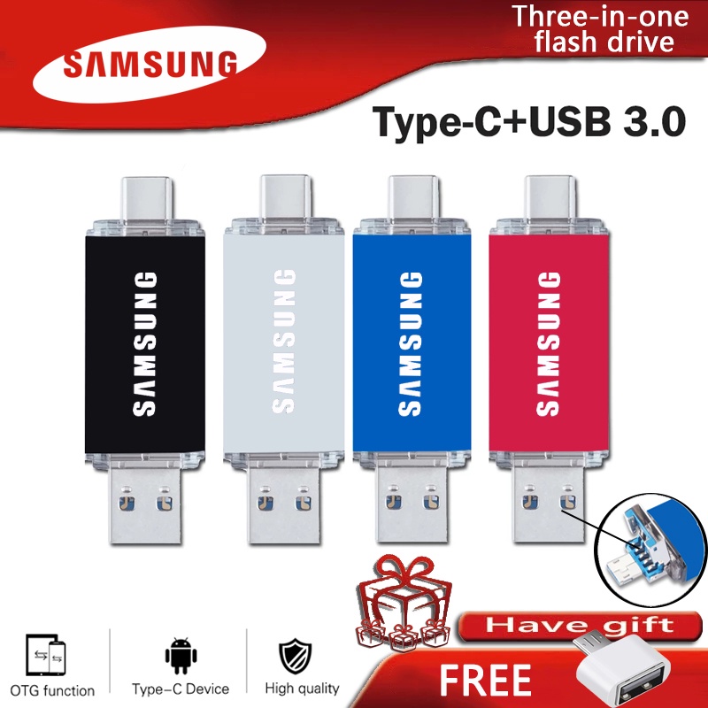 Samsung TYPE-C Three-in-One Flash Memory Driver 512GB 1TB 2TB USB3.0 ...