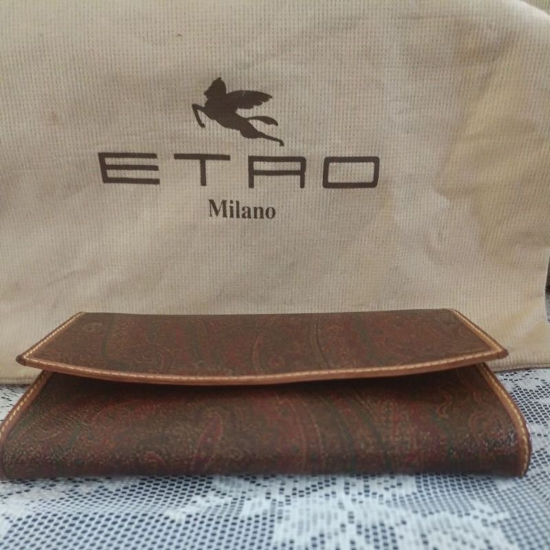 etro กระเป๋ามือสองวินเทจขนาด18×12cm | Shopee Thailand