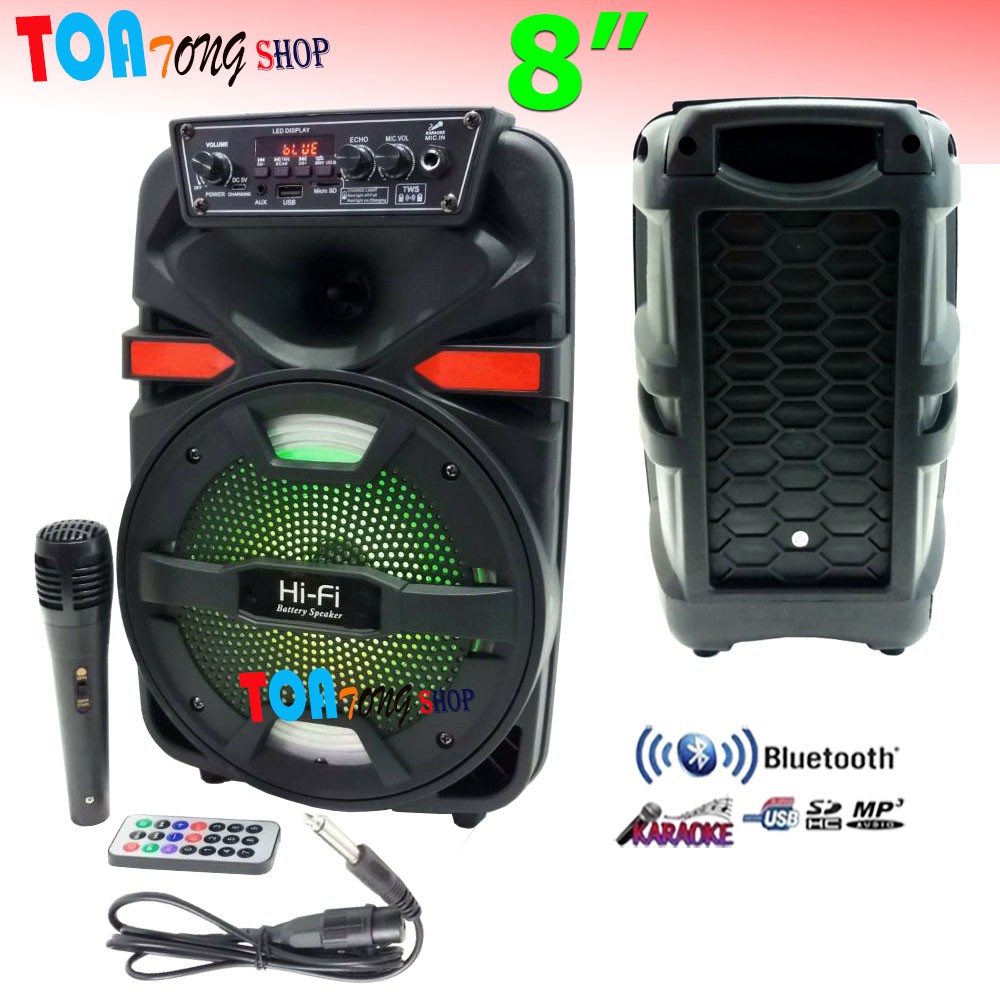 ลำโพงบลูทูธรุ่น CH-803A ตู้ช่วยสอนเอนกประสงค์ สุดยอดพลังเสียง ดอกลำโพง ...